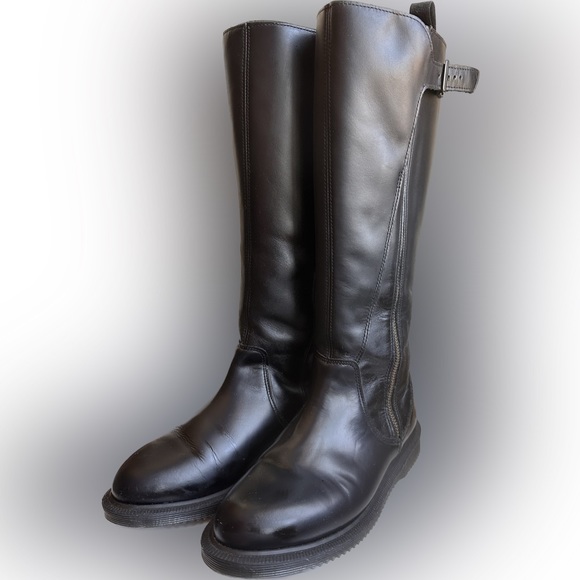 Dr. Martens | Shoes | Dr Martens Chianna Knee High Zip Boot Uk 3 Us 5 ...